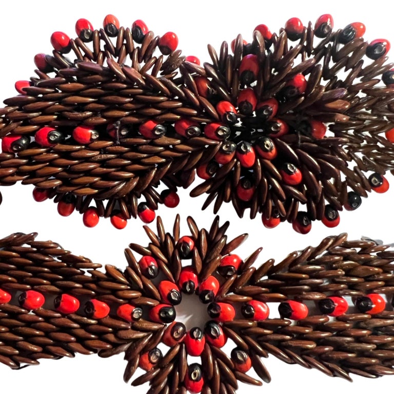 Santa Maria Belt, Wild Tamarind Seed and Jumbie Bead Caribbean ...