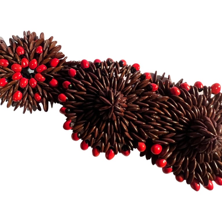 Santa Maria Belt, Wild Tamarind Seed and Jumbie Bead Caribbean ...