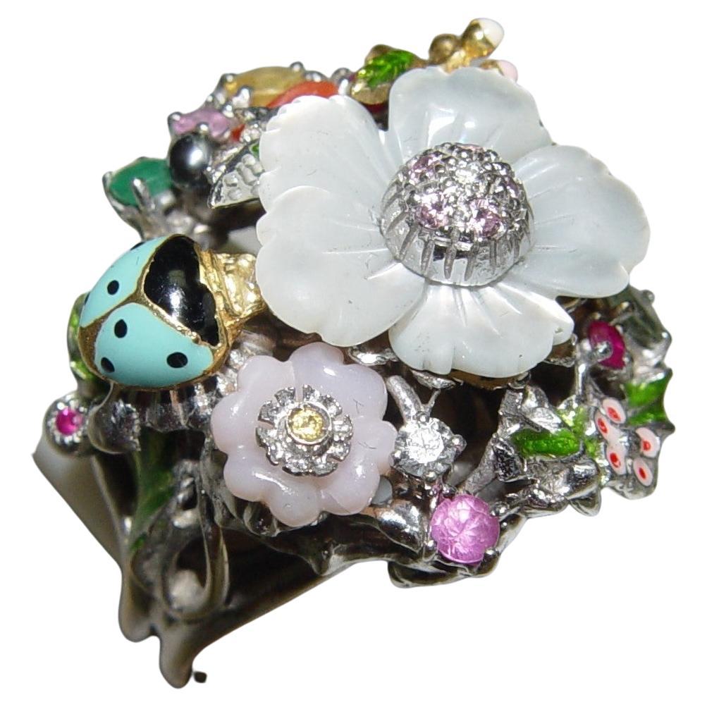 GRAFF ALL Diamond Lady's wristwatch 18K gold 6" For Sale at 1stDibs ...