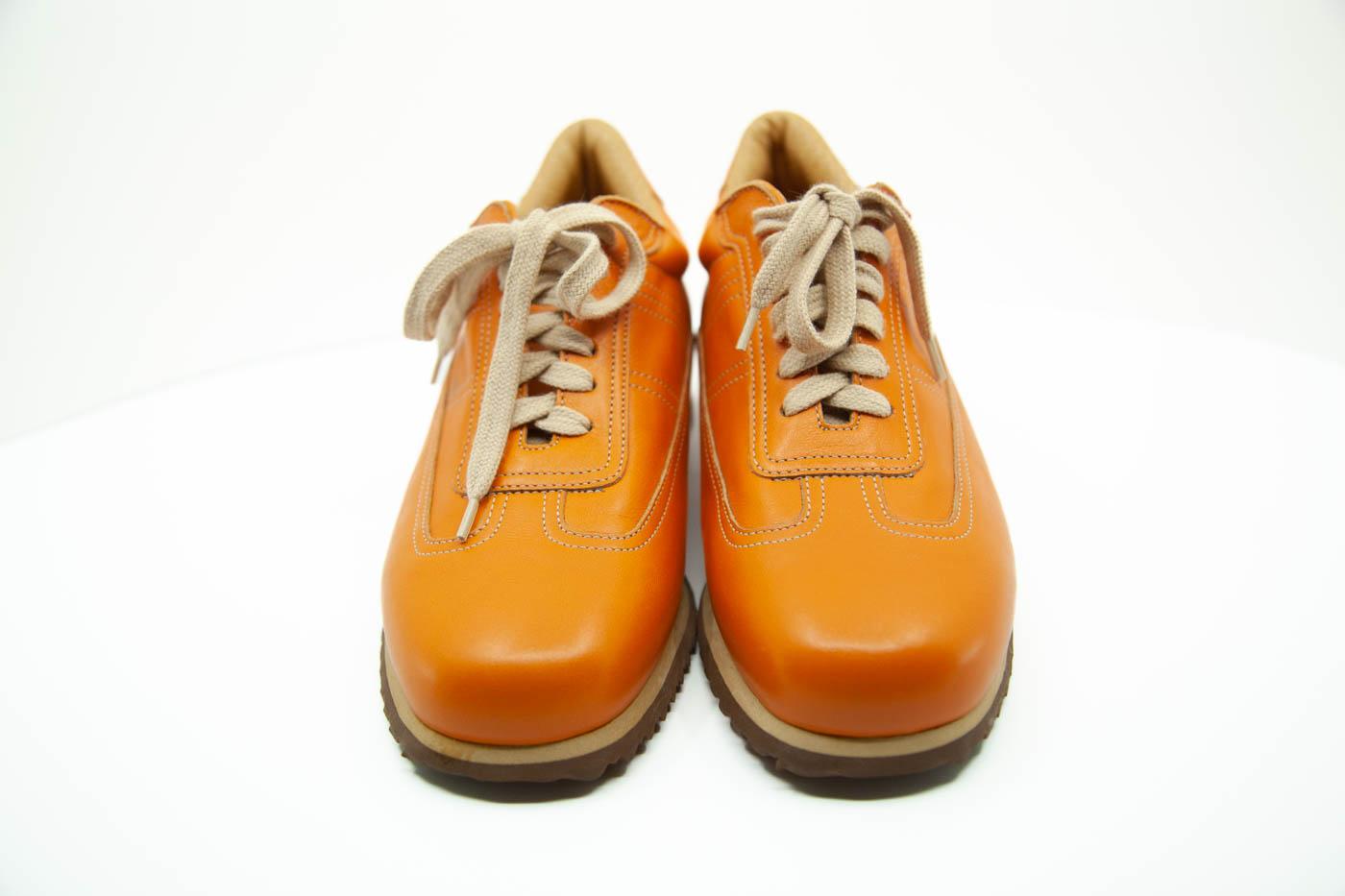 Santoni orange sneakers For Sale at 1stDibs