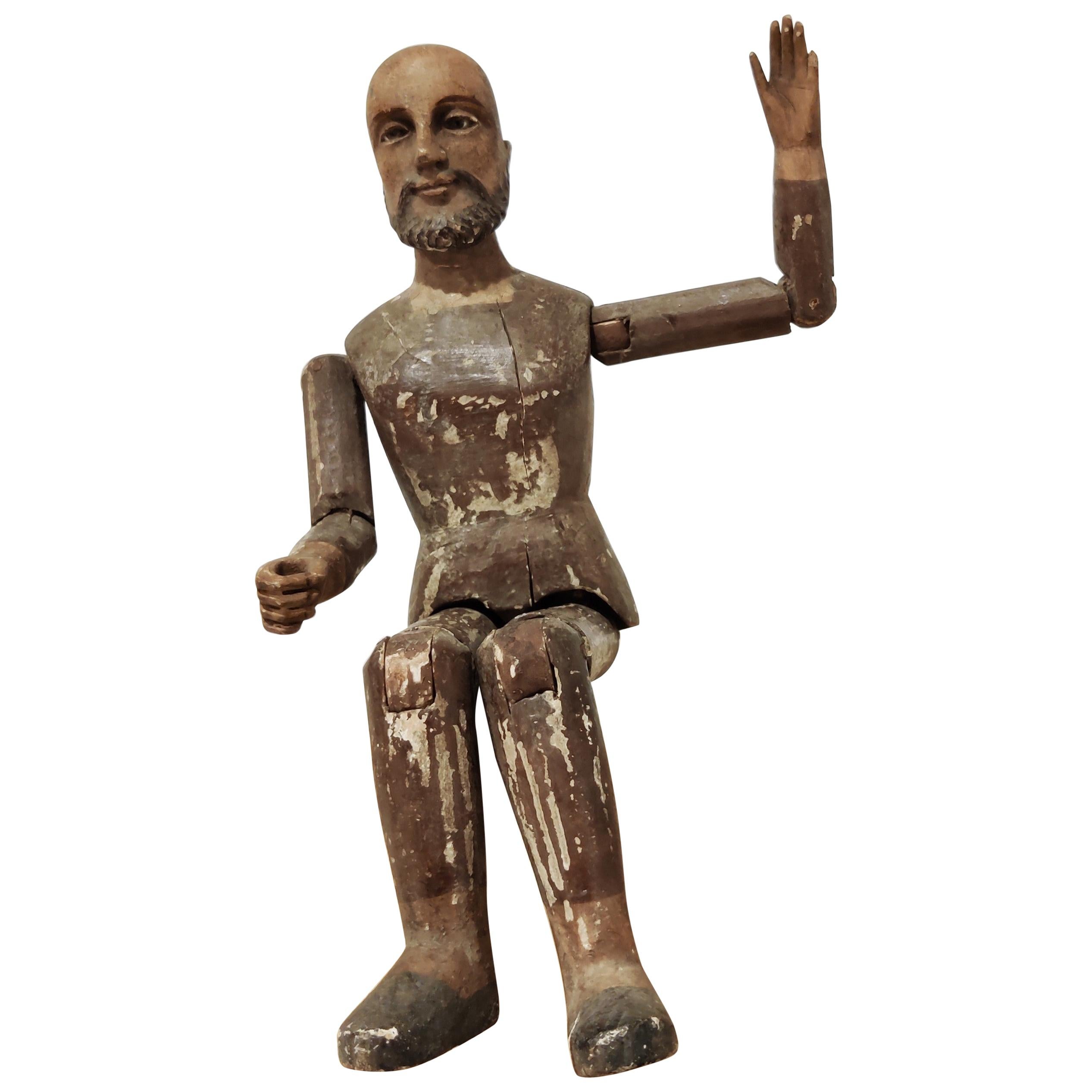 Spanish Colonial Antique Santo Figure For Sale at 1stDibs