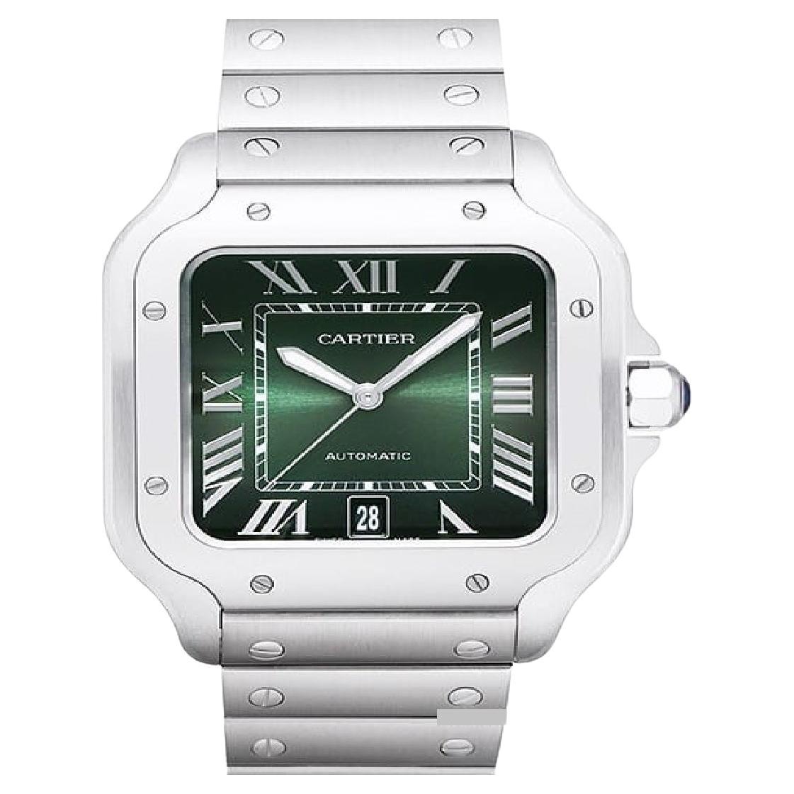 Cartier Santos Men's 2-Tone Steel and Gold Quartz Watch W20011C4 at ...