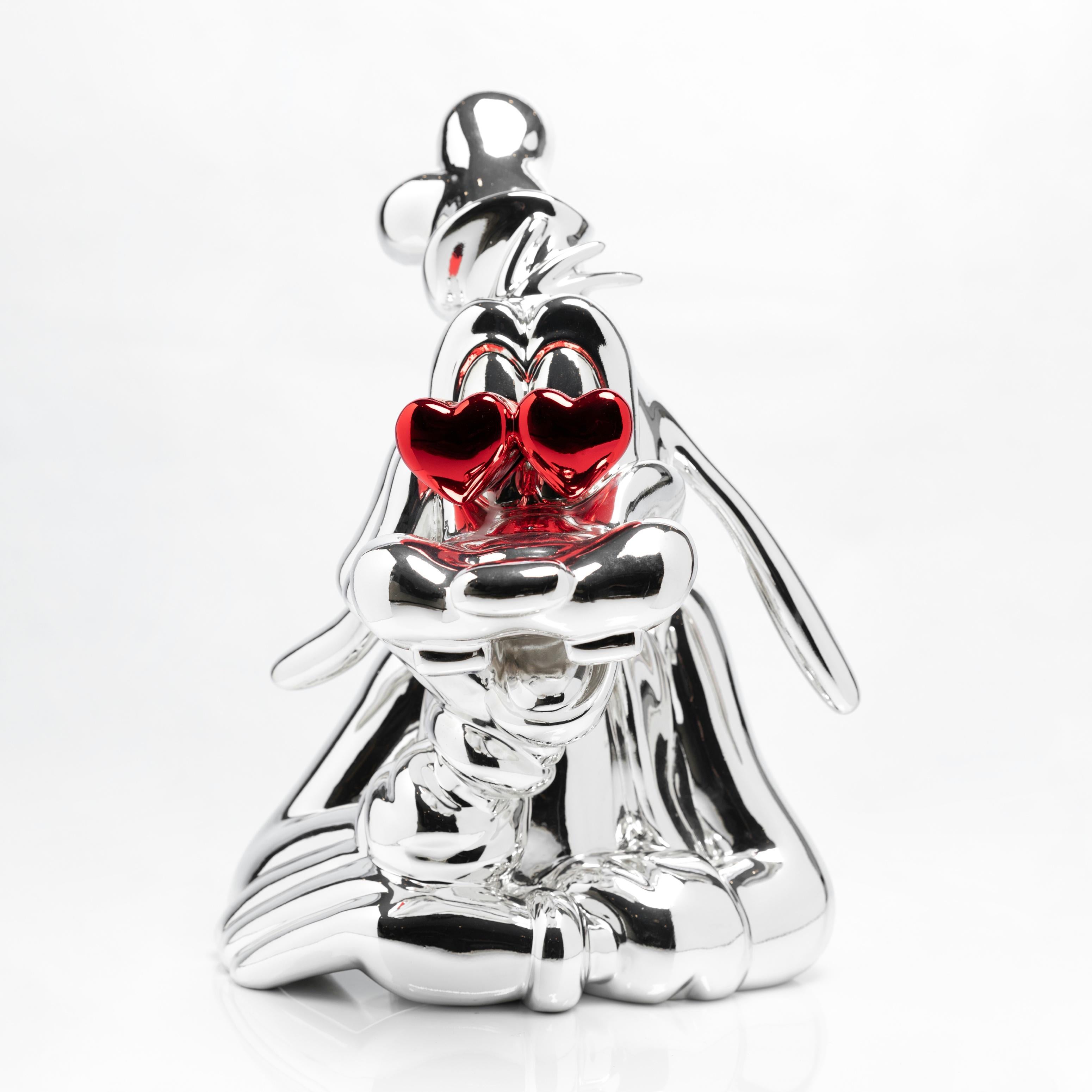 Sanuj Birla - Goofy In Love-original Disney modern realism sculpture ...