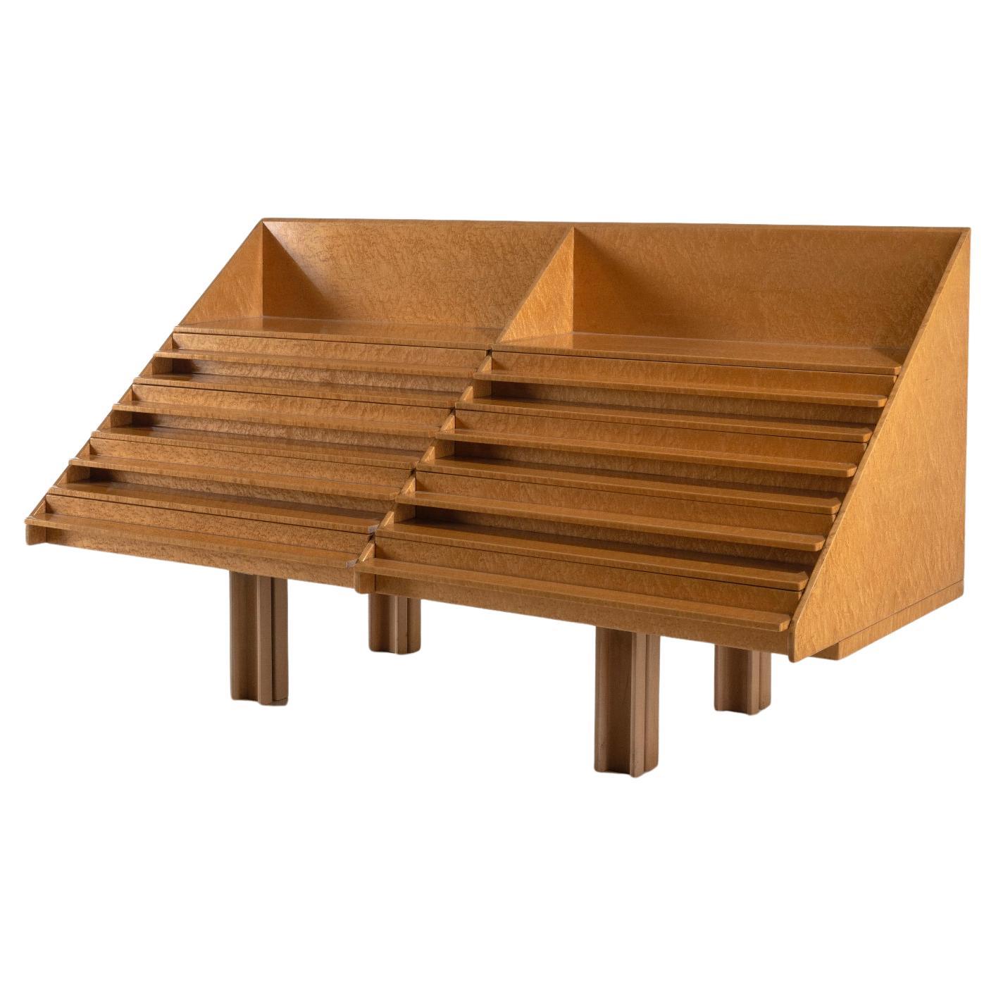 Saporiti Iconic Storage unit with Drawers - Italian design 1970 circa ...