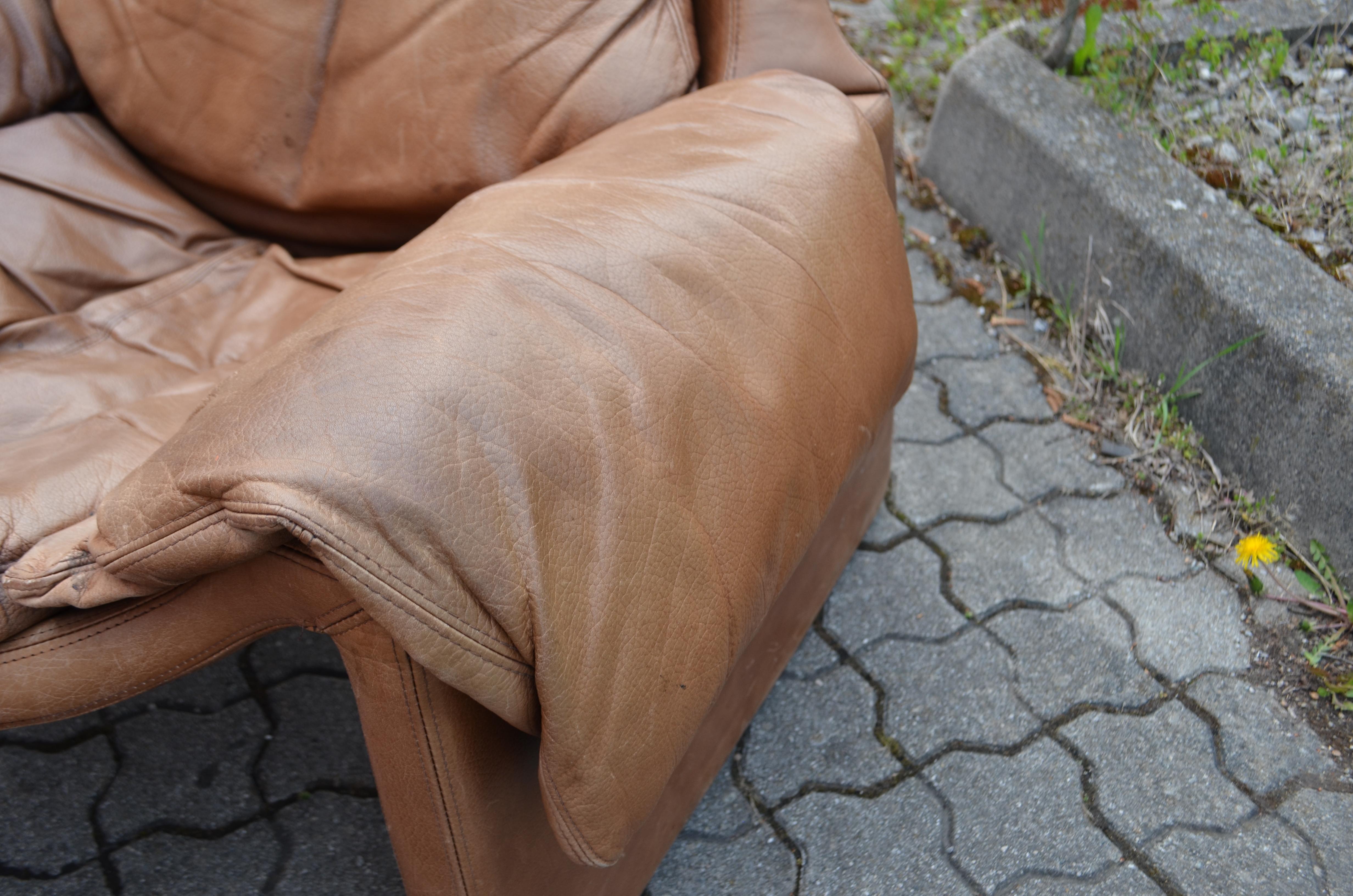 Saporiti Italia Vittorio Introini P60 Lounge Chair and Ottoman ...