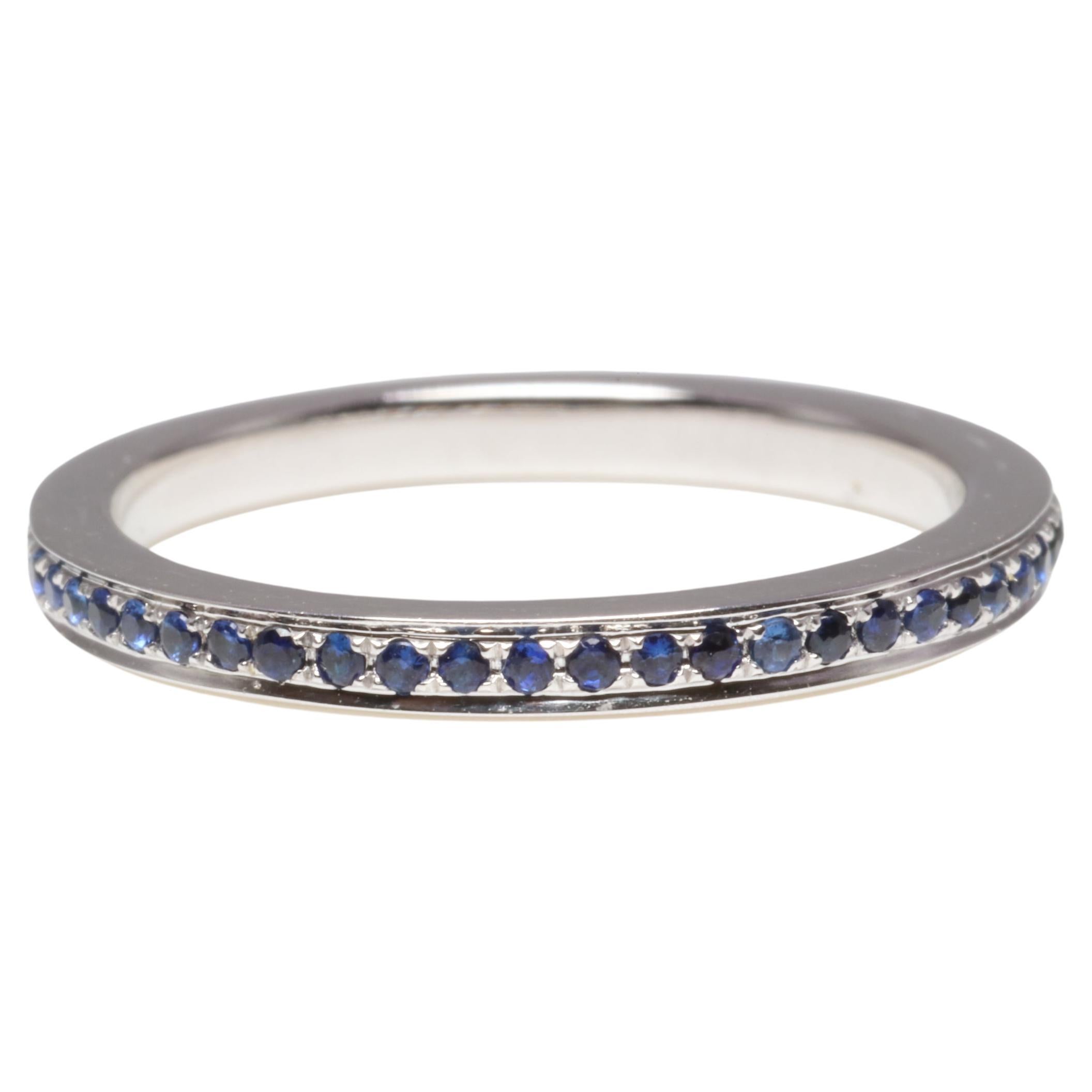 Sapphire Band 0.13ct For Sale at 1stDibs
