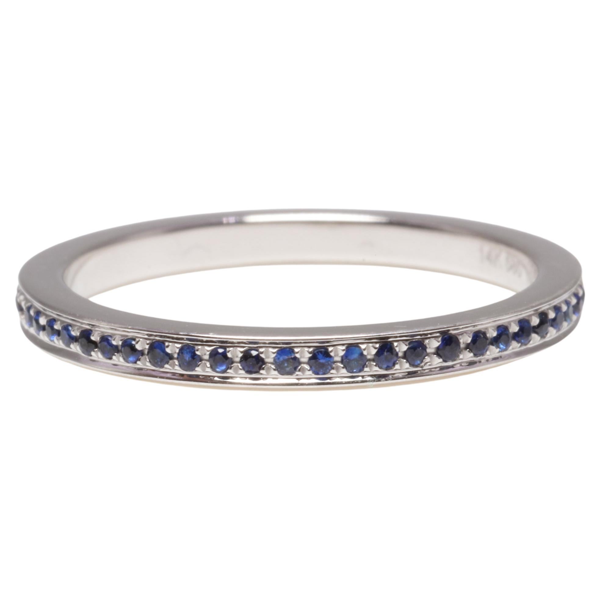 Vintage Cartier Sapphire Eternity Band, circa 1950s at 1stDibs