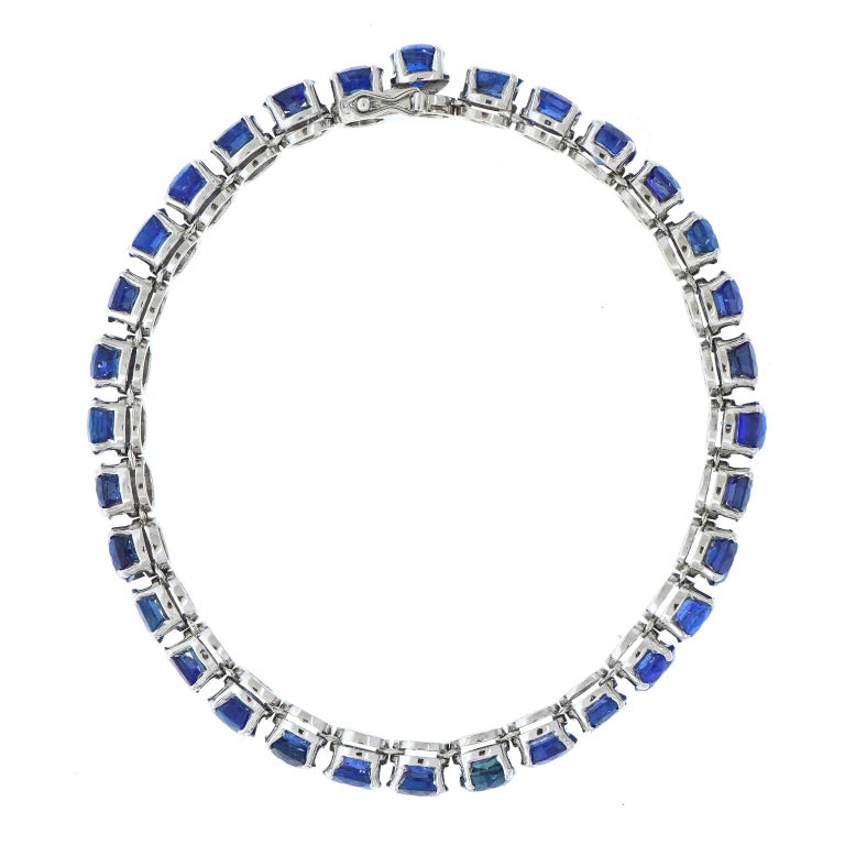 Sapphire Line Bracelet at 1stDibs