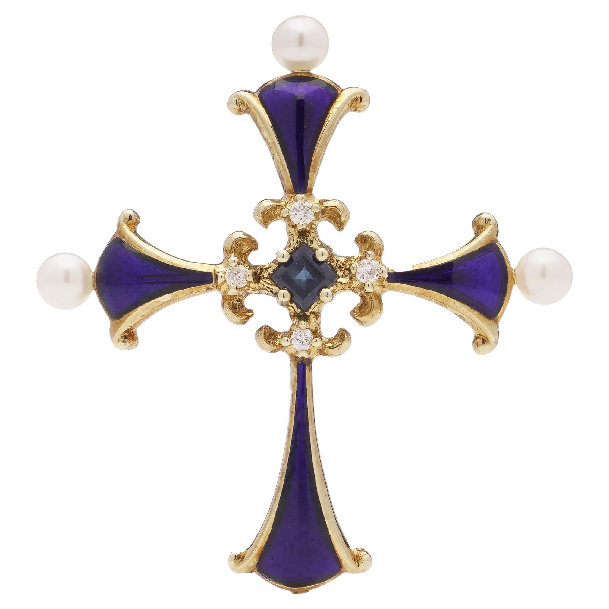 Sapphire Midnight Cross' from The House of Igor Carl Faberge for ...