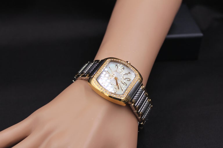Sapphires and Diamonds Pave Dial Luxury Swiss Quartz Exotic Watch For ...