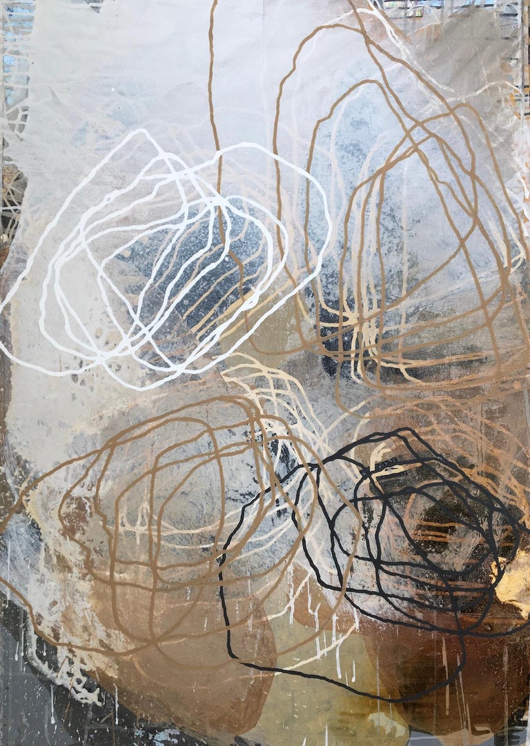 Sara Dudman - Dynamic Equilibrium (Rock Fall) 01: Painting by Sara ...