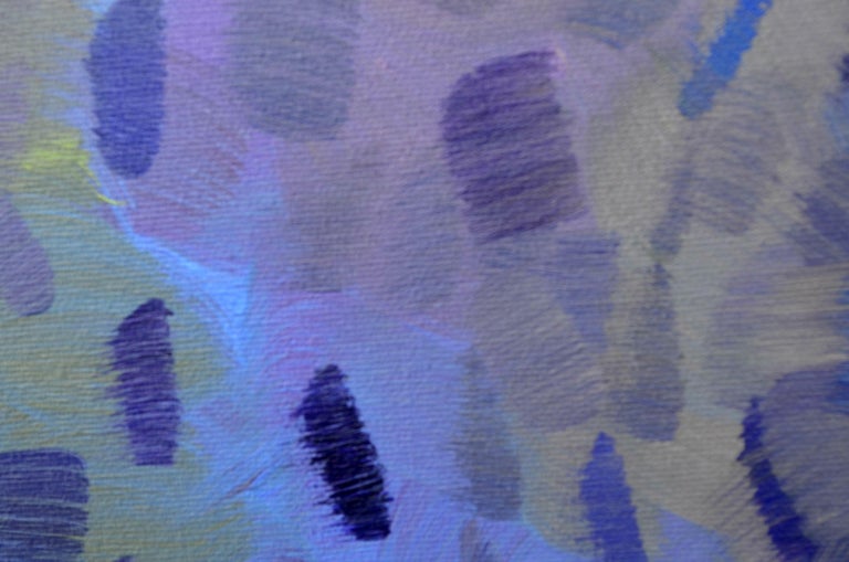 Sara Gardner - Purple Rain, Painting, Acrylic on Canvas For Sale at 1stDibs