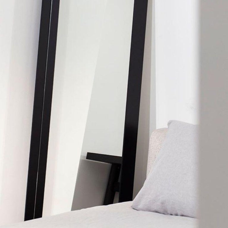 "Sara" Wall or Freestanding Mirror in Black Chrome by Poliform For Sale ...
