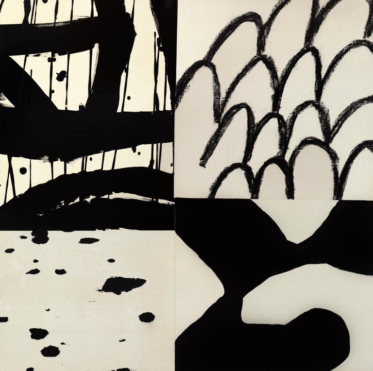 Sarah Finucane - "BW No. 7," Abstract Painting For Sale at 1stDibs
