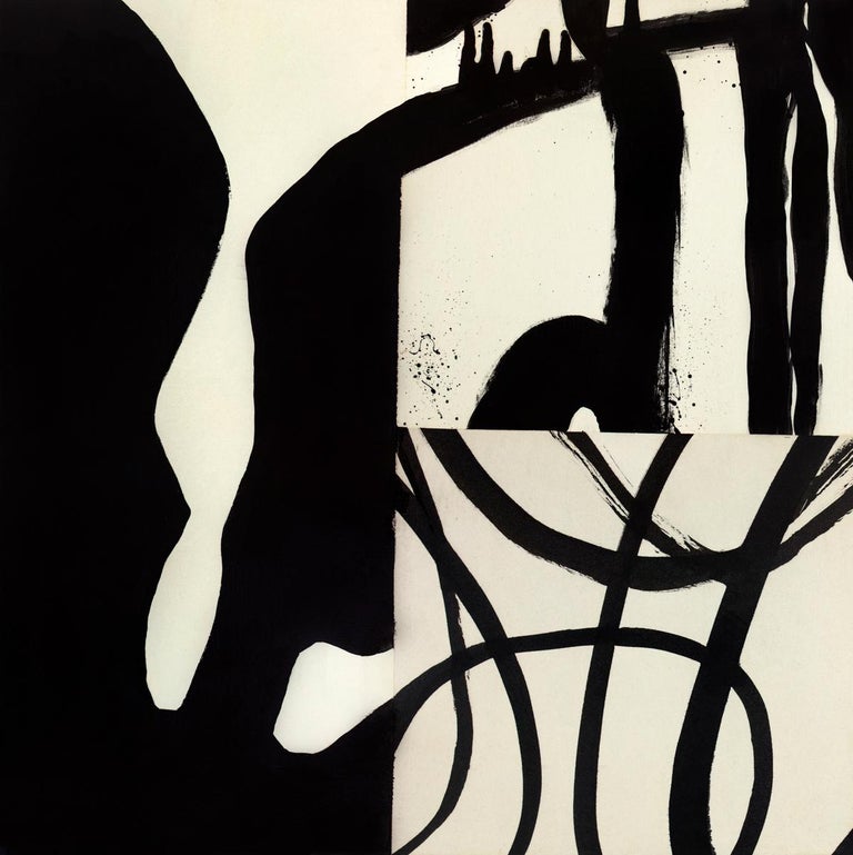 Sarah Finucane - "BW No. 8," Abstract Painting For Sale at 1stDibs