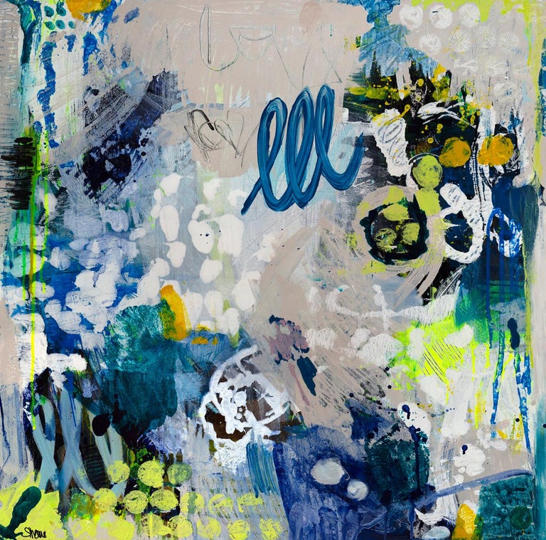 Sarah Finucane - "Jungle," Abstract Painting For Sale at 1stDibs