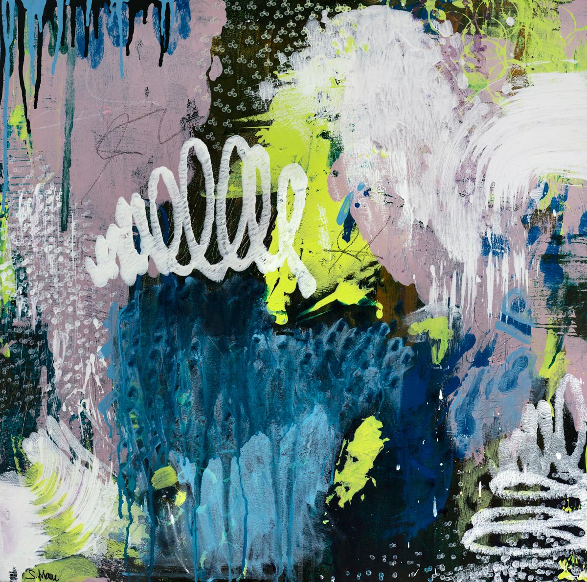 Sarah Finucane - "Jungle," Abstract Painting For Sale at 1stDibs