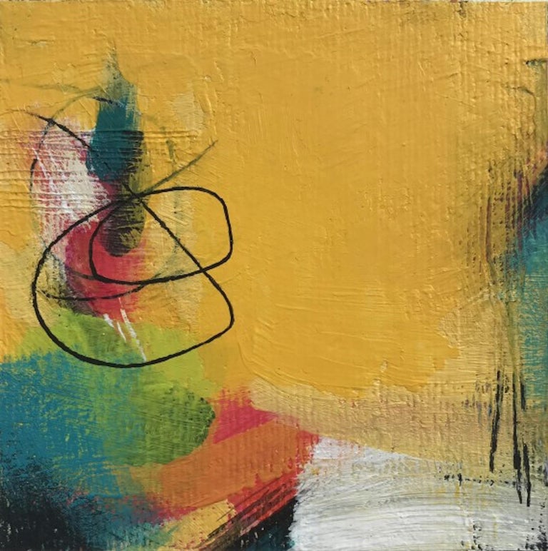 Sarah Foat - Graffiti XV, Sarah Foat, Original Abstract Painting, Urban ...