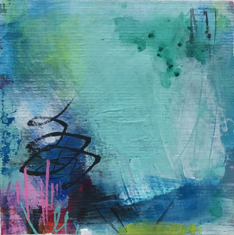 Sarah Foat - Graffiti XVI, Sarah Foat, Original Abstract Painting ...
