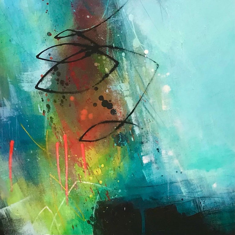 Sarah Foat - Perfect Break, Sarah Foat, Original Abstract Graffiti ...