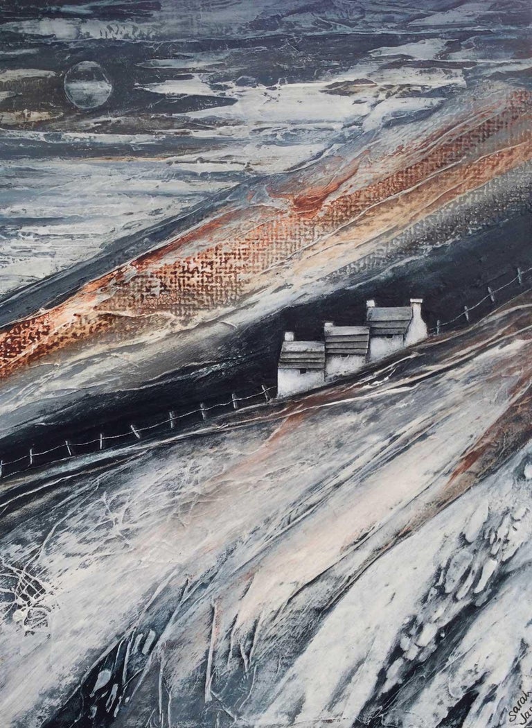 Sarah Jack - Company on the Hillside - Contemporary Rural Landscape ...