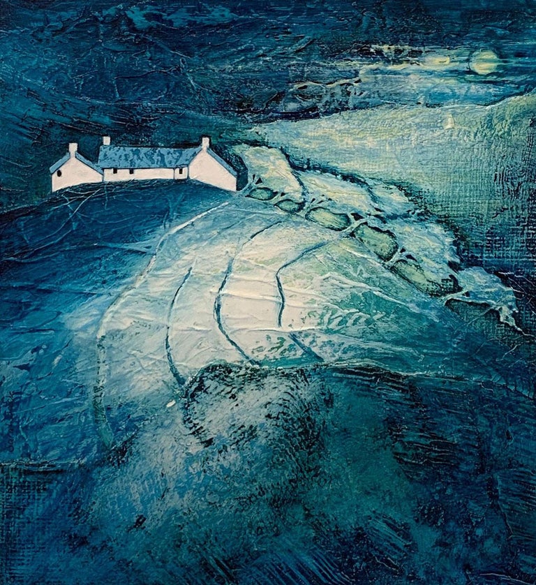 Sarah Jack - The Apple Trees - contemporary textured landscape ...