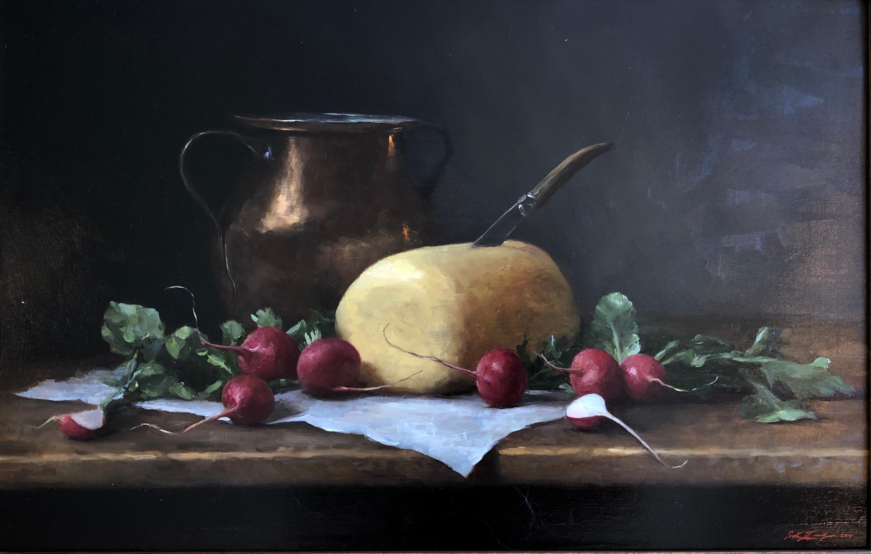 Sarah Lamb - Radishes and Amish Rolled Butter at 1stDibs