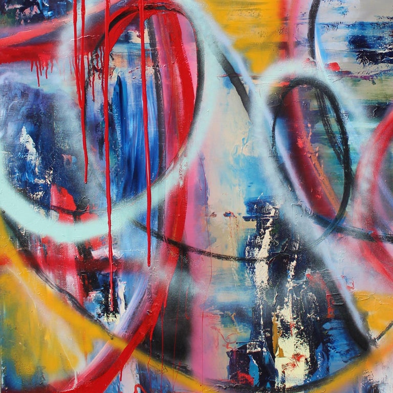 Sarah Lapp - Treaties, Mixed Media on Canvas For Sale at 1stDibs