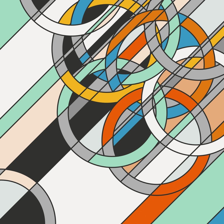 Sarah Morris - Sarah Morris, Rings - Screenprint, Abstract Art ...