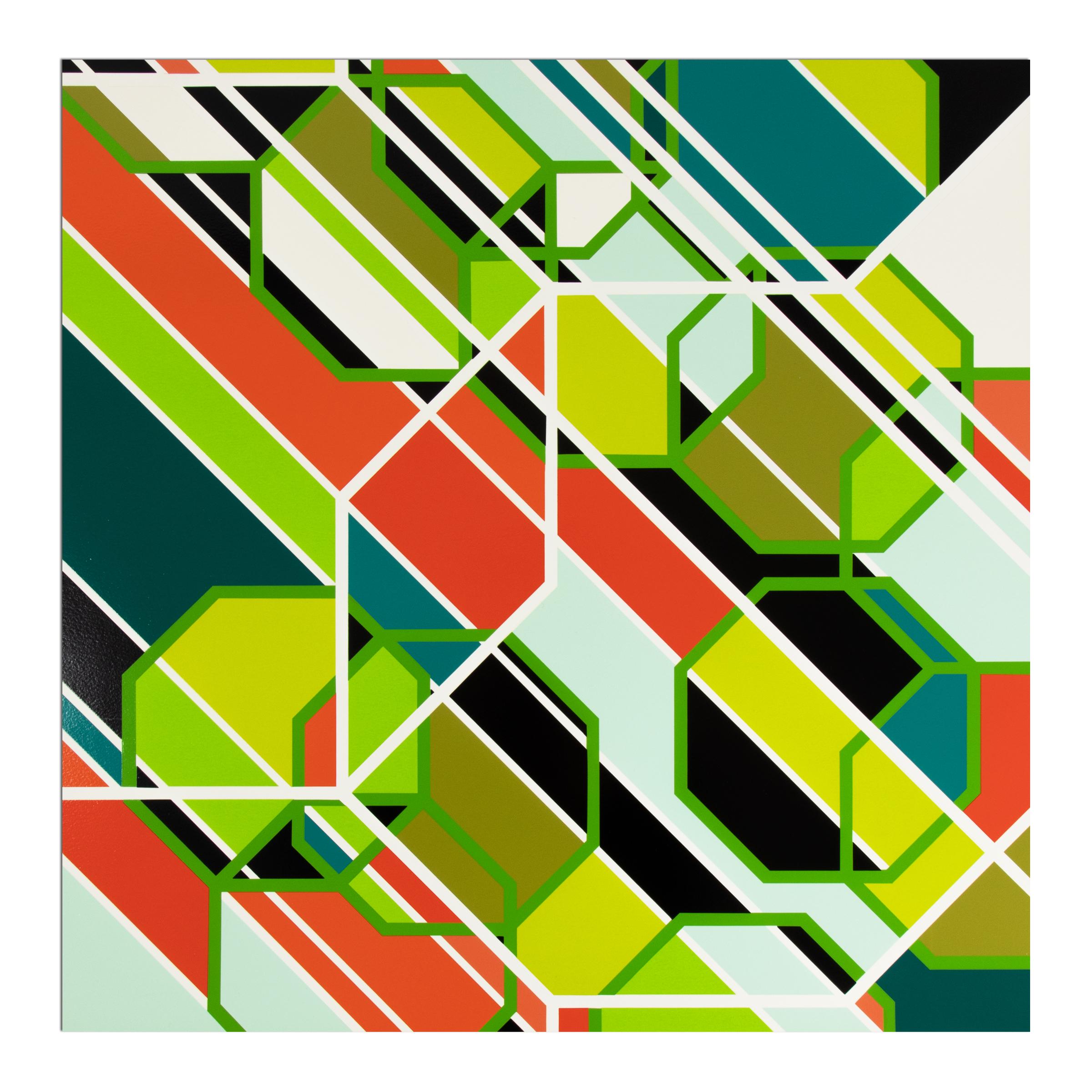 Sarah Morris - Sony (Los Angeles), Signed Screenprint, Abstract Art ...