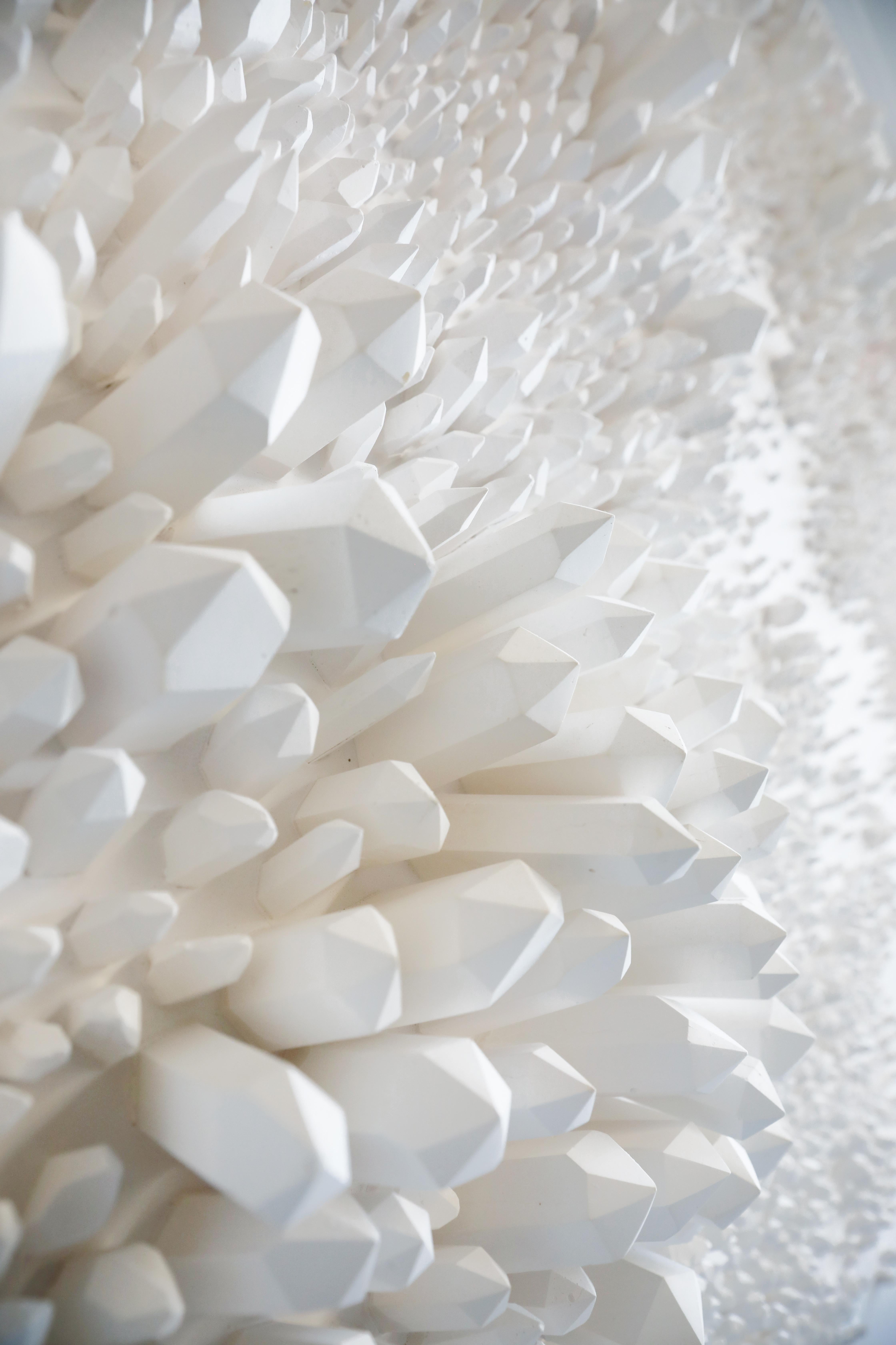 Sarah Philouze - Naica_Sarah Philouze_Aqua Resin_White_Abstract ...