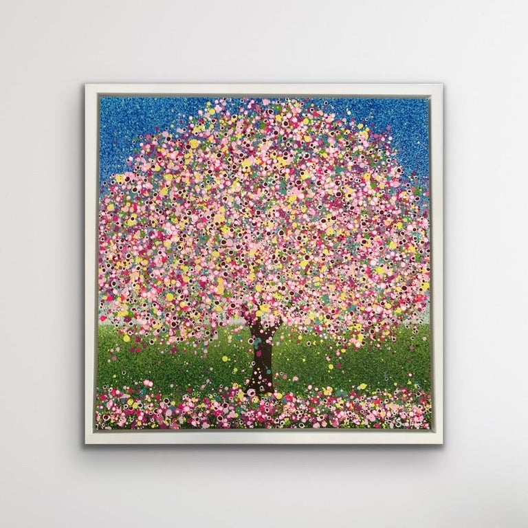 Sarah Pye - A Pop of Spring, Sarah Pye, Landscape painting, Tree ...