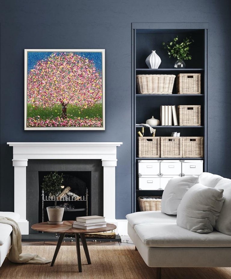 Sarah Pye - A Pop of Spring, Sarah Pye, Landscape painting, Tree ...