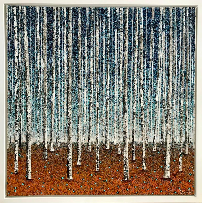 Sarah Pye - Teal Light, Sarah Pye, Contemporary art, Original painting ...