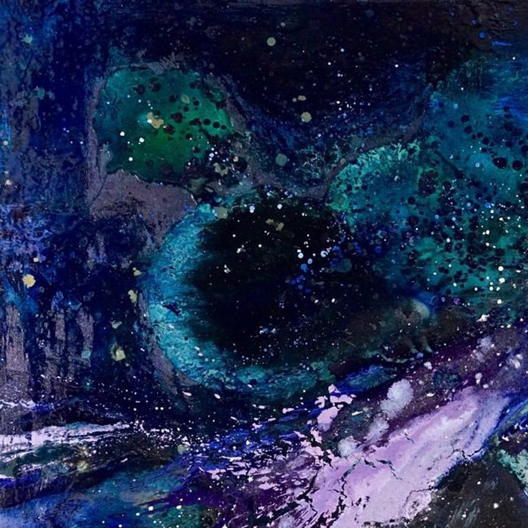 Sarah Raskey - Ground Control to Major Tom, Sarah Raskey. Blue, green ...