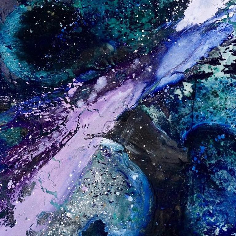 Sarah Raskey - Ground Control to Major Tom, Sarah Raskey. Blue, green ...