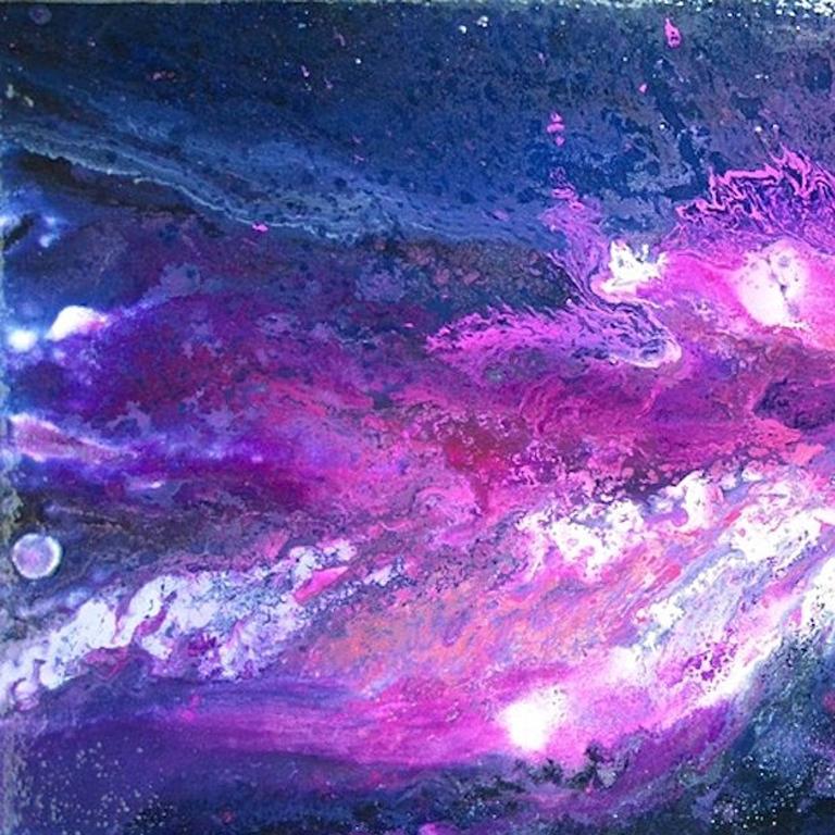 Sarah Raskey - Soul Collision by Sarah Raskey. Pink and purple. Mixed ...