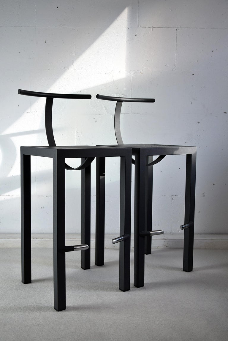 Sarapis 1986 Philippe Starck Bar Stools at 1stDibs