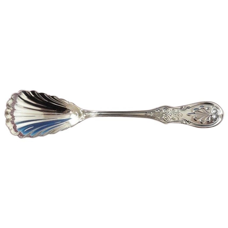 Saratoga by Tiffany and Co. Sterling Silver Preserve Spoon For Sale at ...