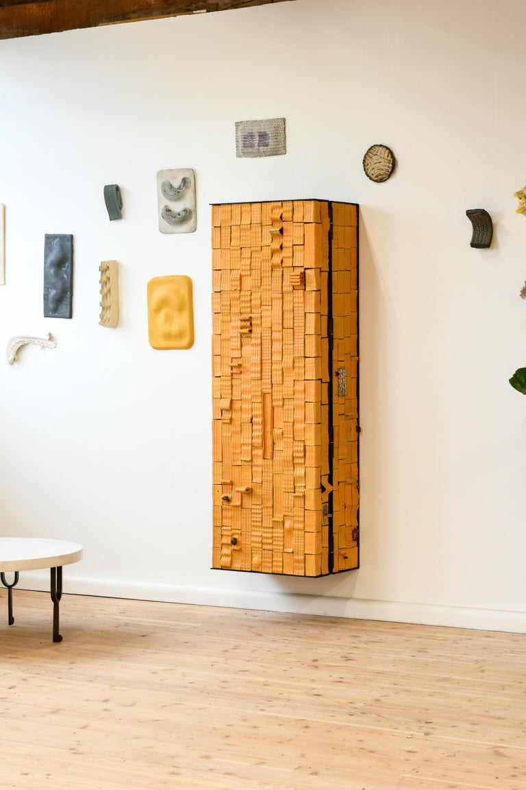 Sarcophagus, Large Stoneware Wall Hung Ceramic Cabinet at 1stDibs