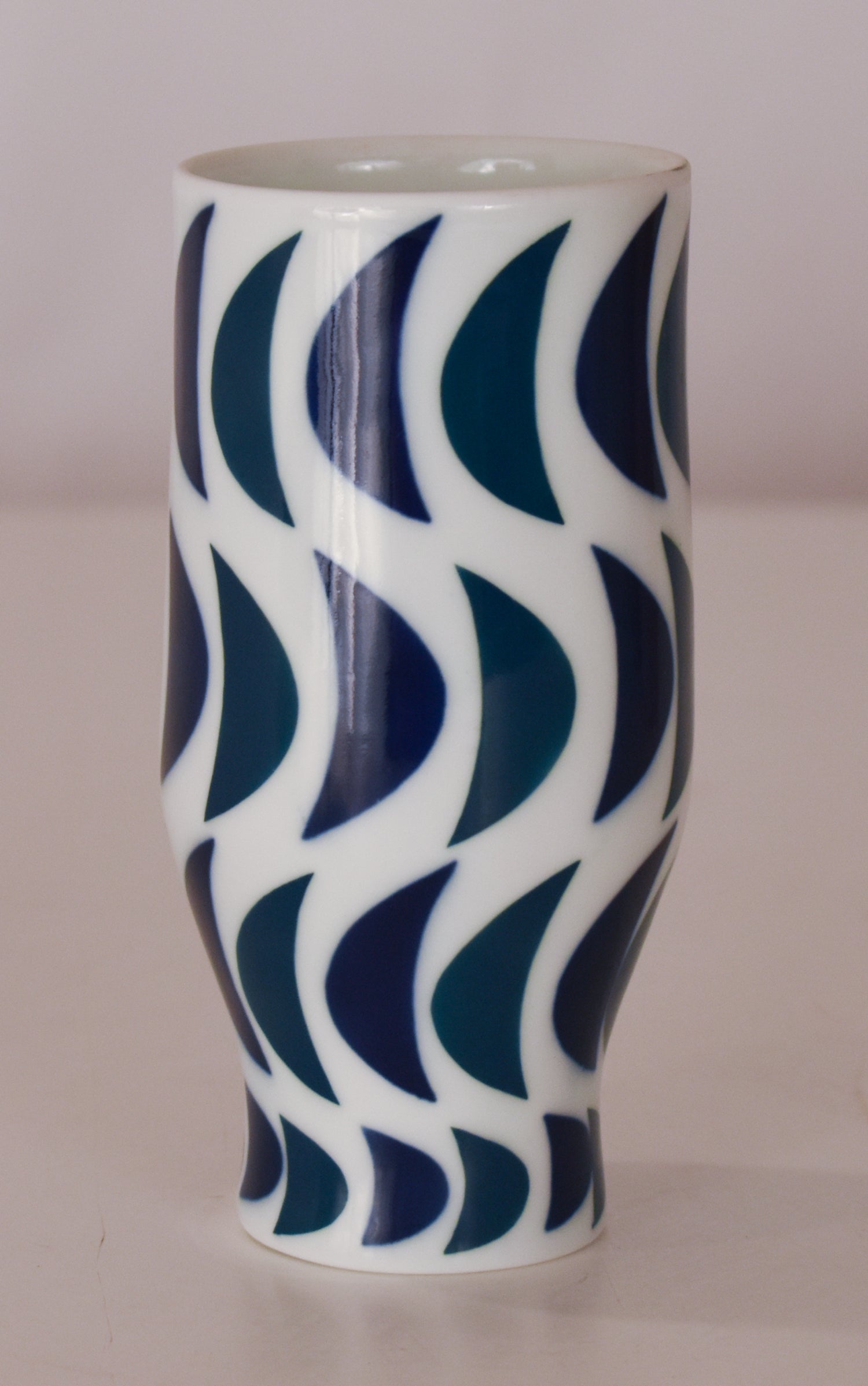 Sargadelos porcelain vase, 1970's For Sale at 1stDibs