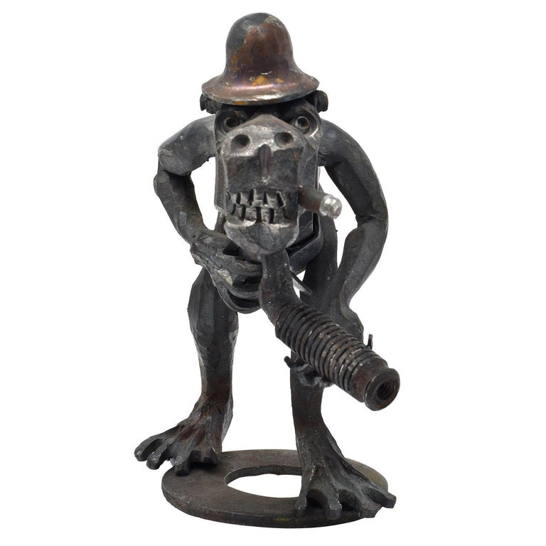 "Sarge the Riveter" Sculpture by Bay Area Blacksmith William Roan For ...