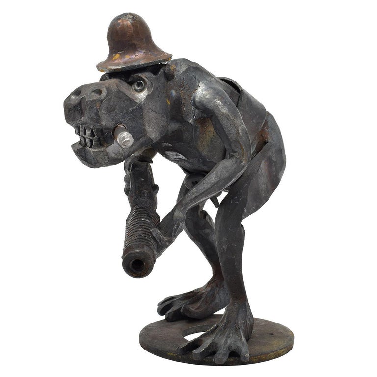 "Sarge the Riveter" Sculpture by Bay Area Blacksmith William Roan For ...