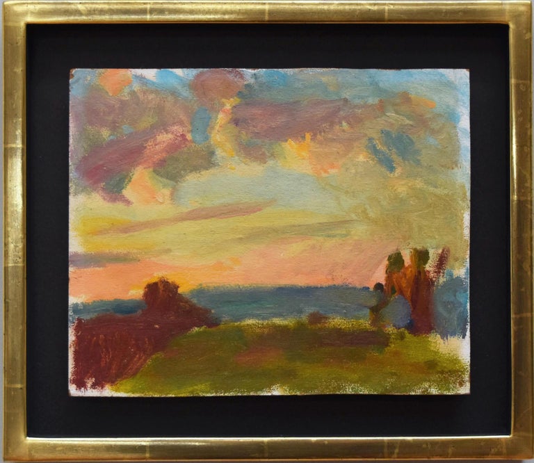 Sargy Mann - Sunset from Camlet Way, Hadley Common For Sale at 1stDibs