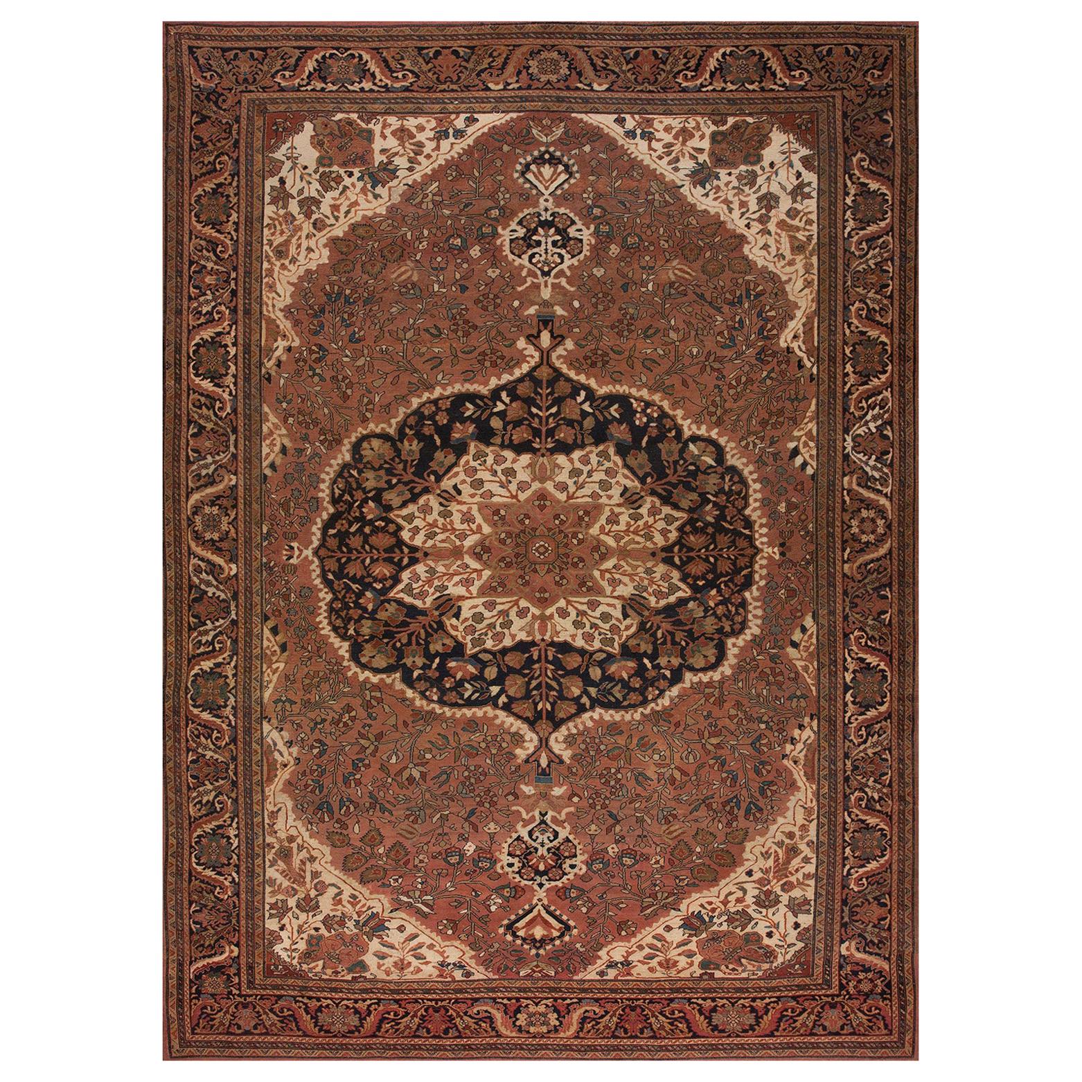 Vintage Farahan Rug For Sale at 1stDibs