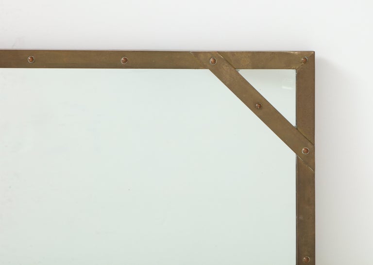 Sarried Ltd. Brass Wall Mirror, Italy For Sale at 1stDibs