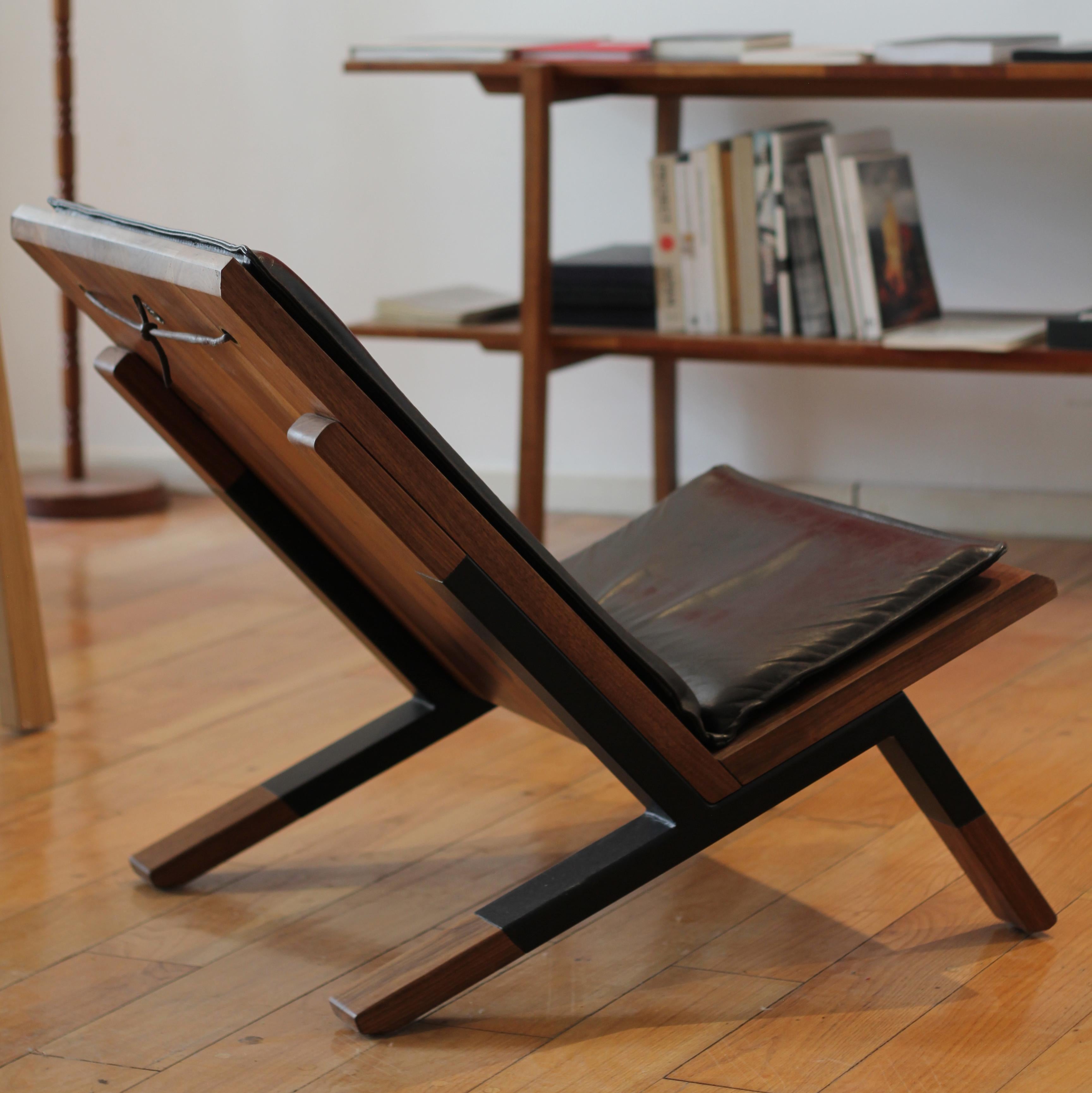 Sartorii, contemporary lounge chair made of steel and wood by CMX For ...