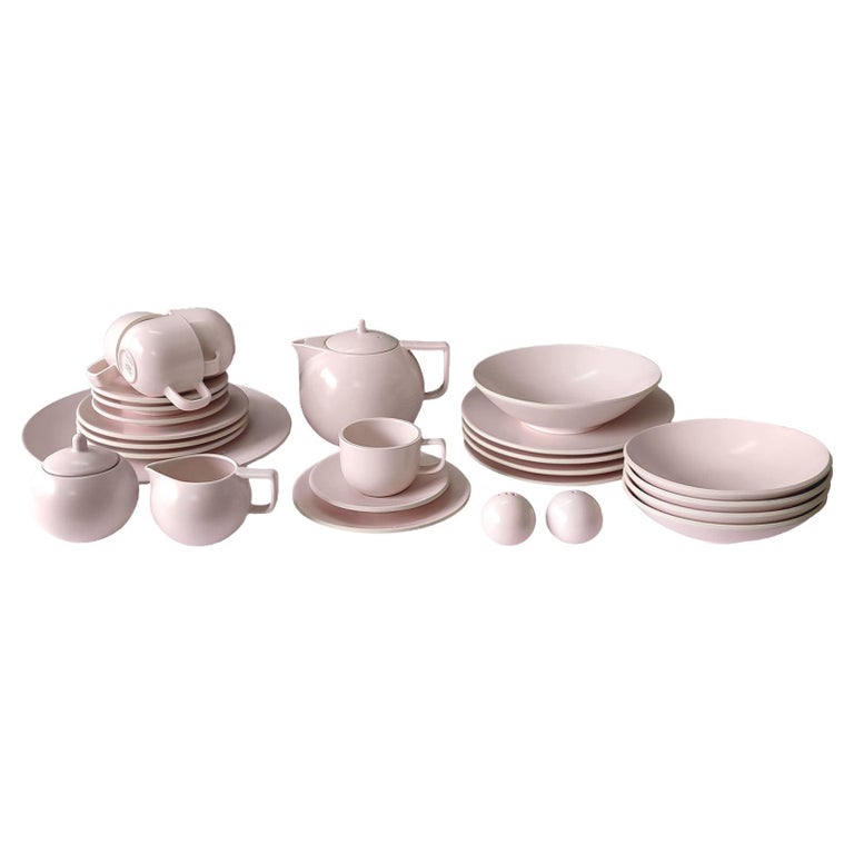 Sasaki Japan Massimo Vignelli Matte Pink Colorstone Ceramic Dinner 27 ...