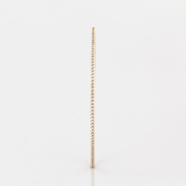 Sasha Primak Diamond Bangle Bracelet in 18K Gold For Sale at 1stDibs