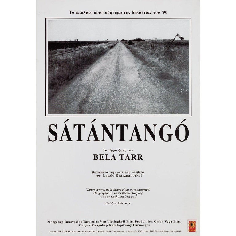 Satantango 1994 Greek Mini Film Poster For Sale at 1stDibs